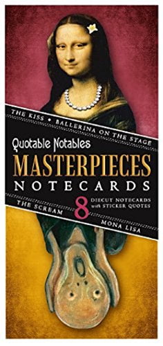 Quotable Notables: Masterpieces Notecards (Pack of 8) - Walmart.com