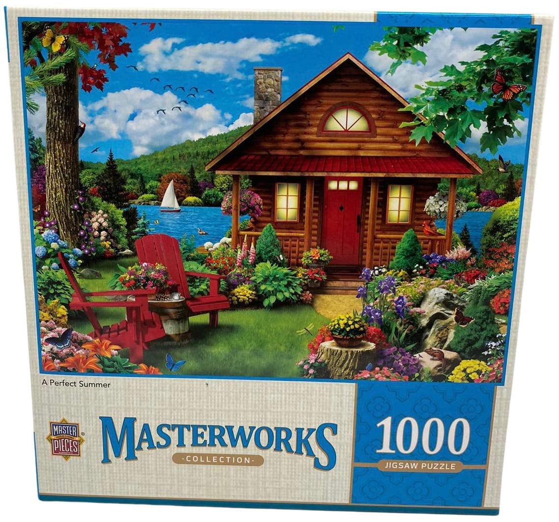 Masterpieces Masterworks Collection A Perfect Summer 1000 Piece Jigsaw Puzzle 26.75 x 19.25 Inch ...