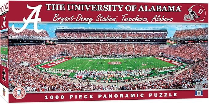 Masterpieces NCAA Unisex Stadium Panoramic Jigsaw Puzzle - 1000-Piece ...