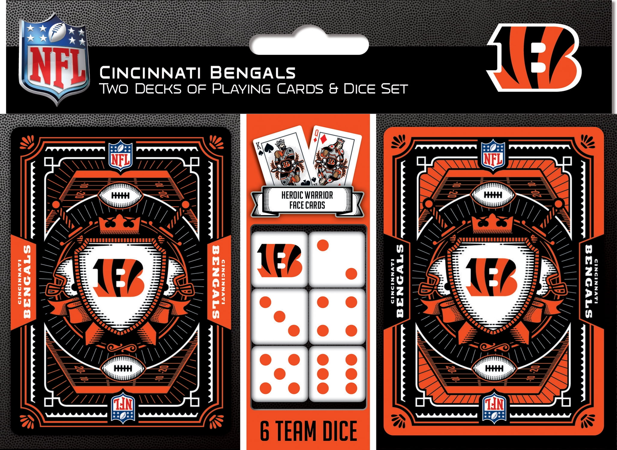 MasterPieces Officially Licensed NFL Cincinnati Bengals 2-Pack Playing ...