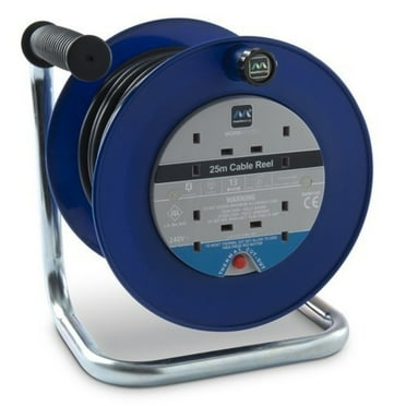 Masterplug 100ft Metal Extension Cord Reel - Walmart.com