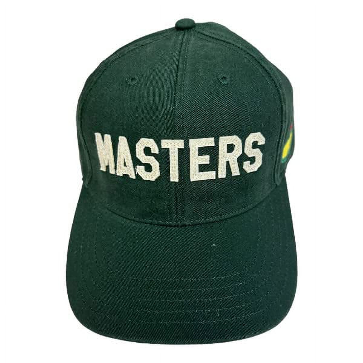 Masters Augusta National Caddy Felt Varsity Lettering Adjustable Golf ...