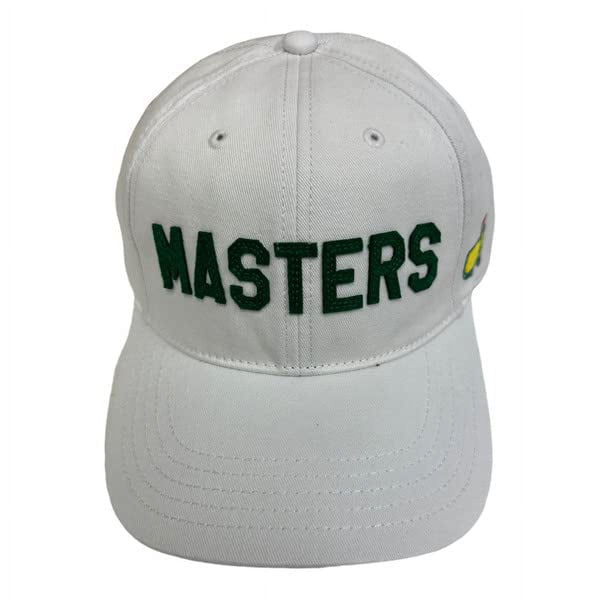 Masters Augusta National Caddy Felt Varsity Lettering Adjustable Golf ...