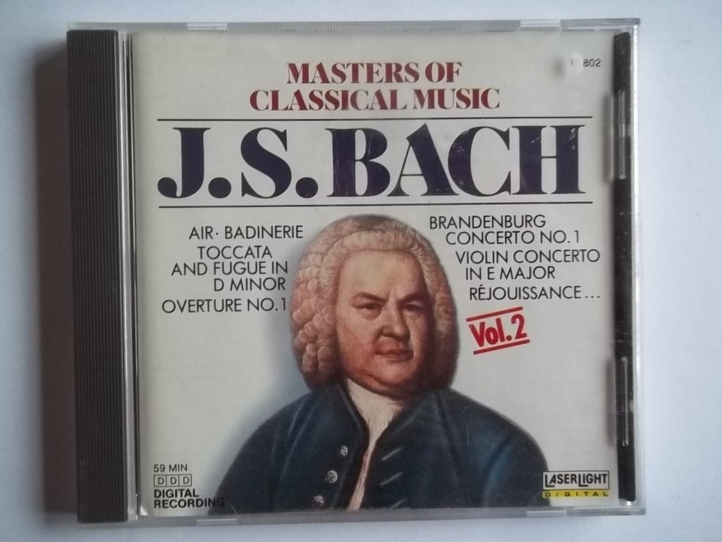 Masters of Classical Music, Vol. 2: Bach (CD) by Andrea Vigh (harp ...