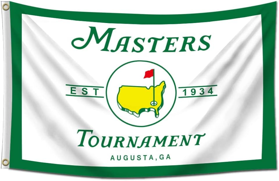 Masters Flag Golf Banner Garage Wall Decor 3x5ft/90x150cm/Vibrat Color ...