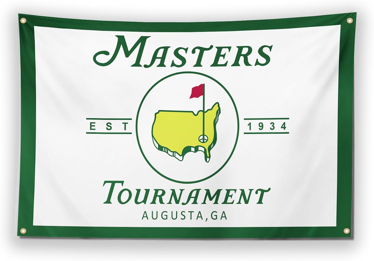Masters Flag Golf Flag Banner Flag 3x5FT 200D Polyster Banner For ...