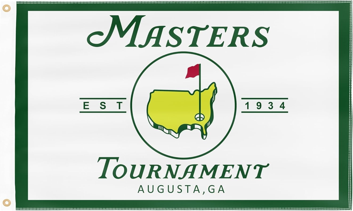 Masters Flag Golf Flag Golf Decor Vivid Color Premium College Masters ...