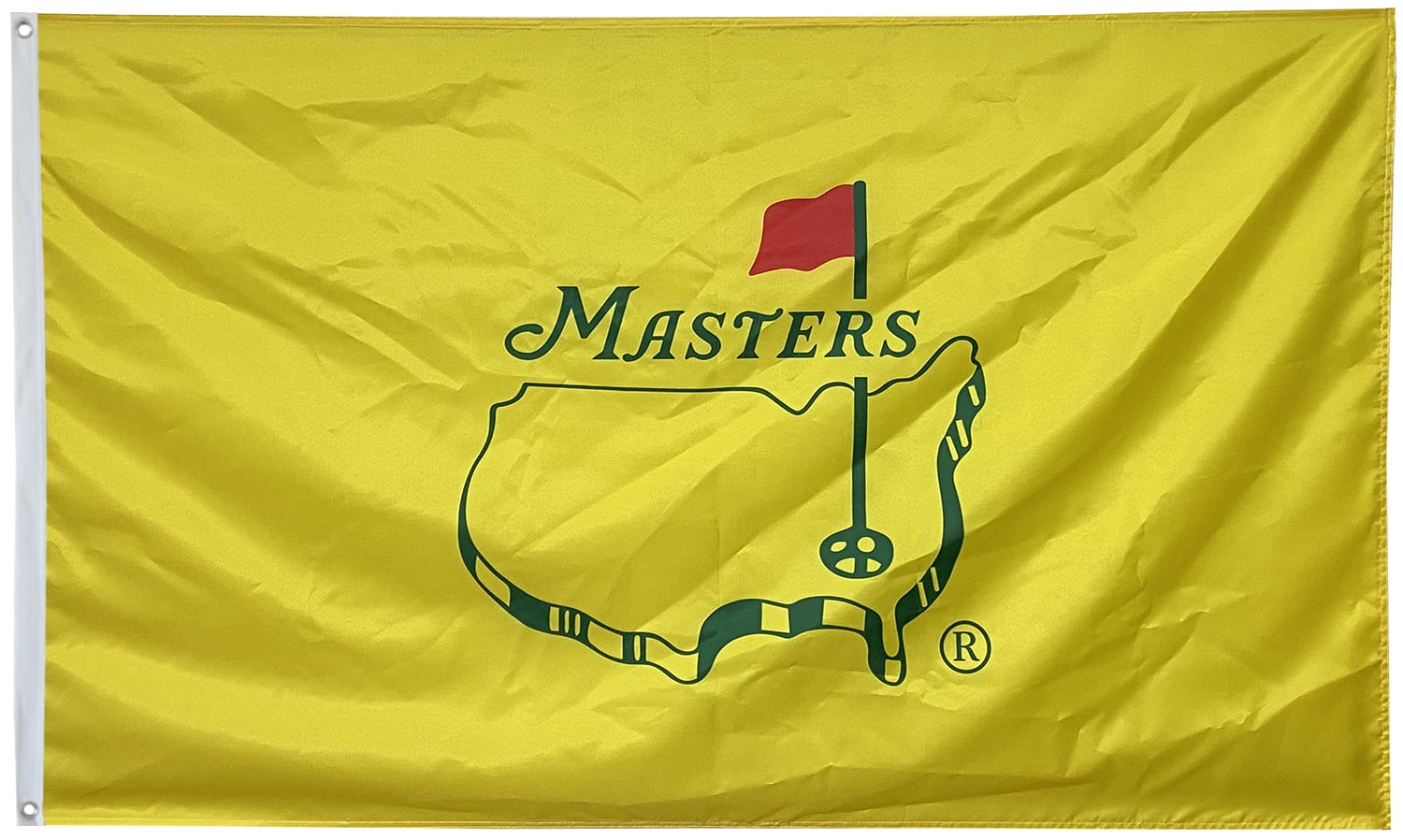 Masters Golf Flag PGA Flags Yellow banner with Grommets Man cave Decor ...