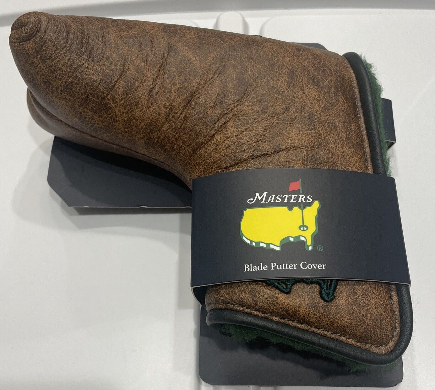 Masters Golf Leather Blade Putter Cover Augusta National Links & Kings ...