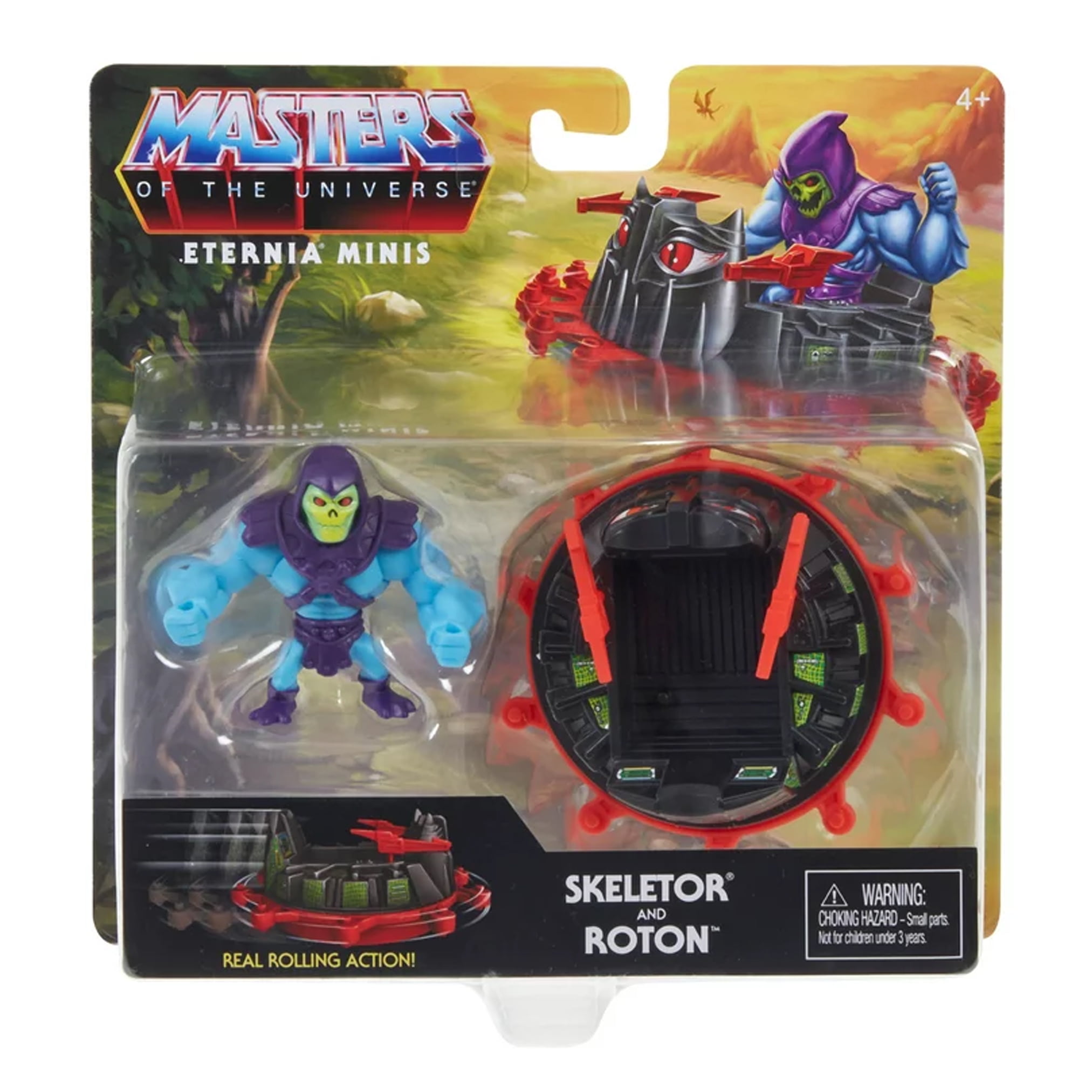 Masters Of The Universe Eternia Minis Skeletor & Roton Pack Play Figure ...