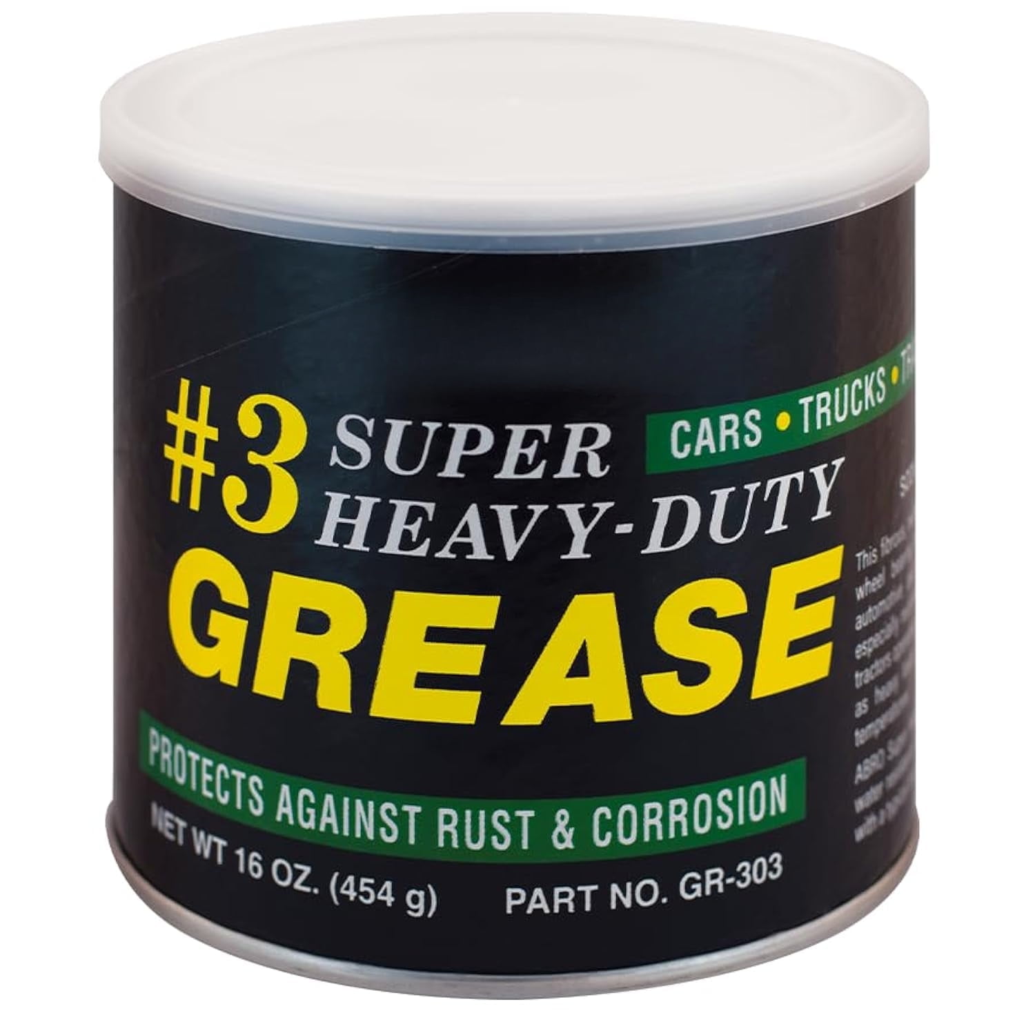 Masters Super Heavy-Duty #3 Wheel Bearing Grease, 16oz, Sodium-Based ...