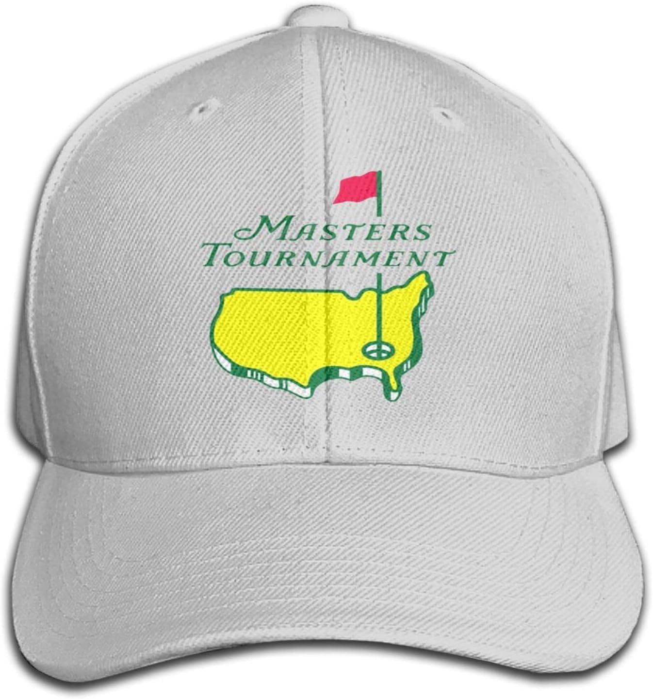Masters-Tournament Augusta-National Golf Solid Peaked Cap Unisex Team ...