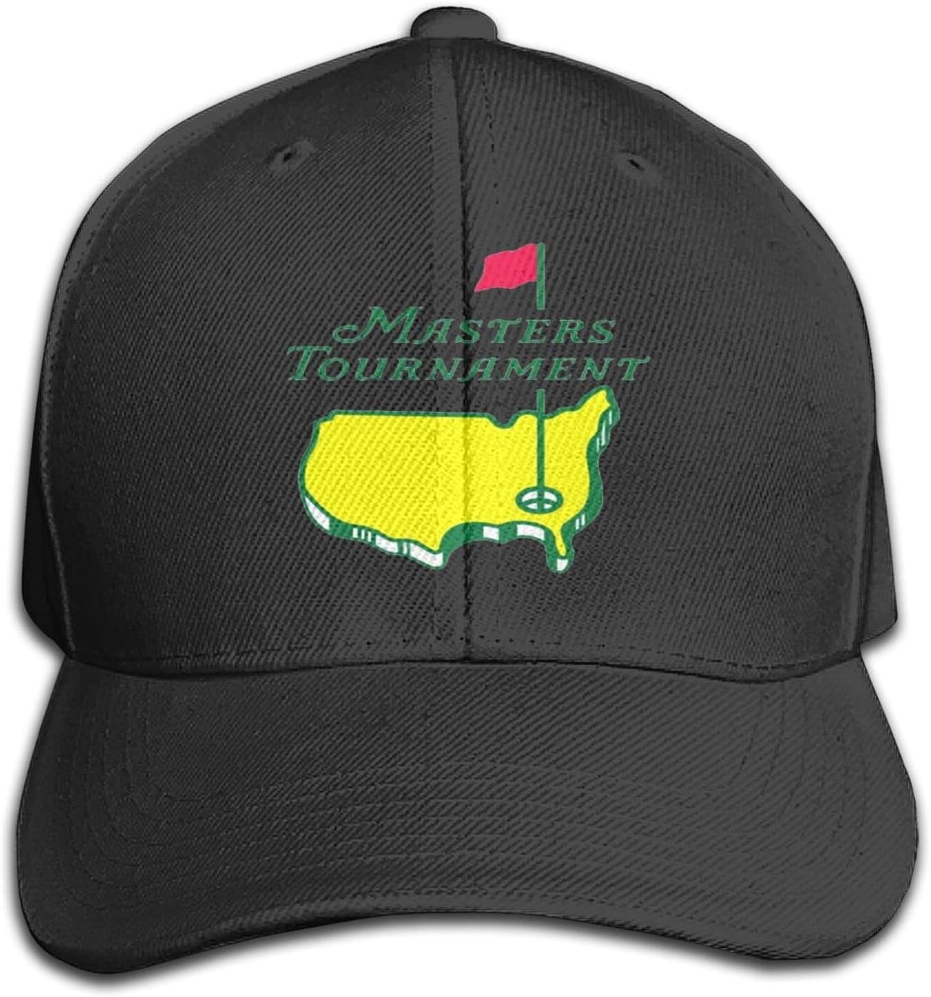 Masters-Tournament Augusta-National Golf Solid Peaked Cap Unisex Team ...