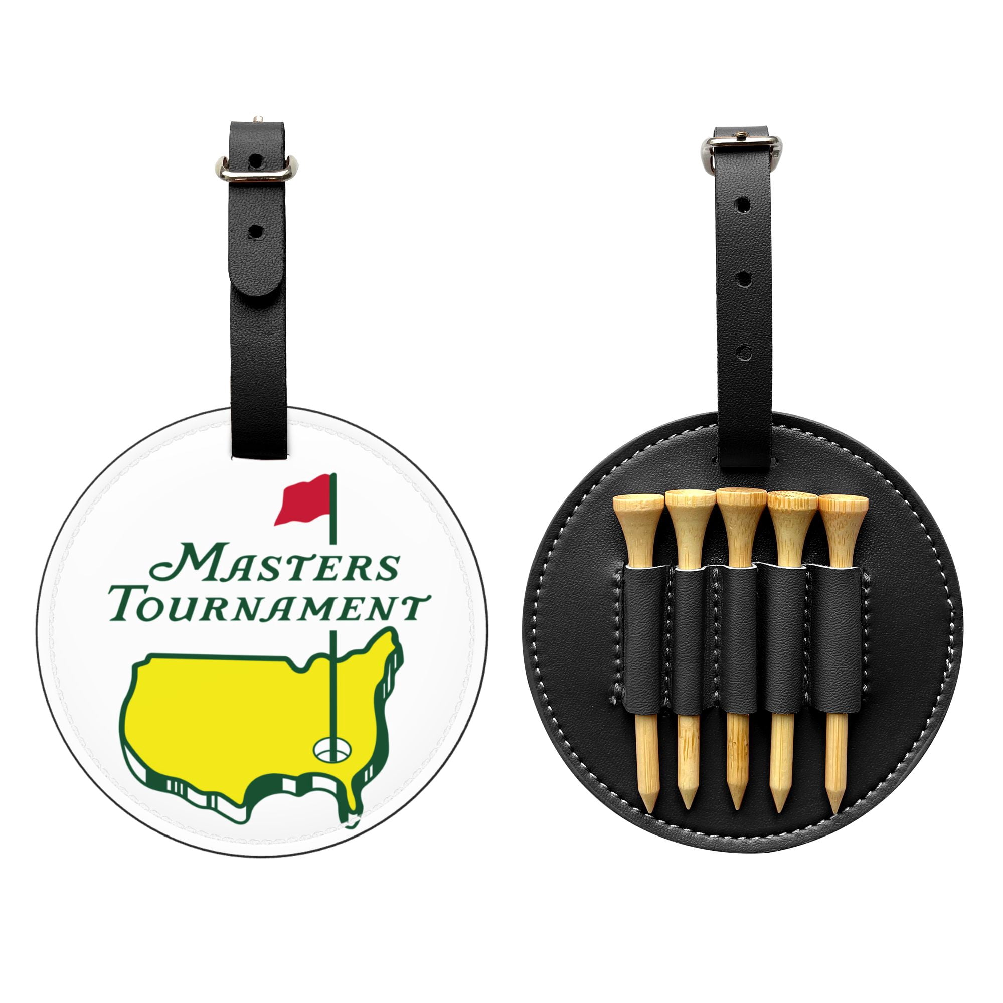 Masters-Tournament-Golf Golf Tees Organizer Bag - Versatile Black Belt ...