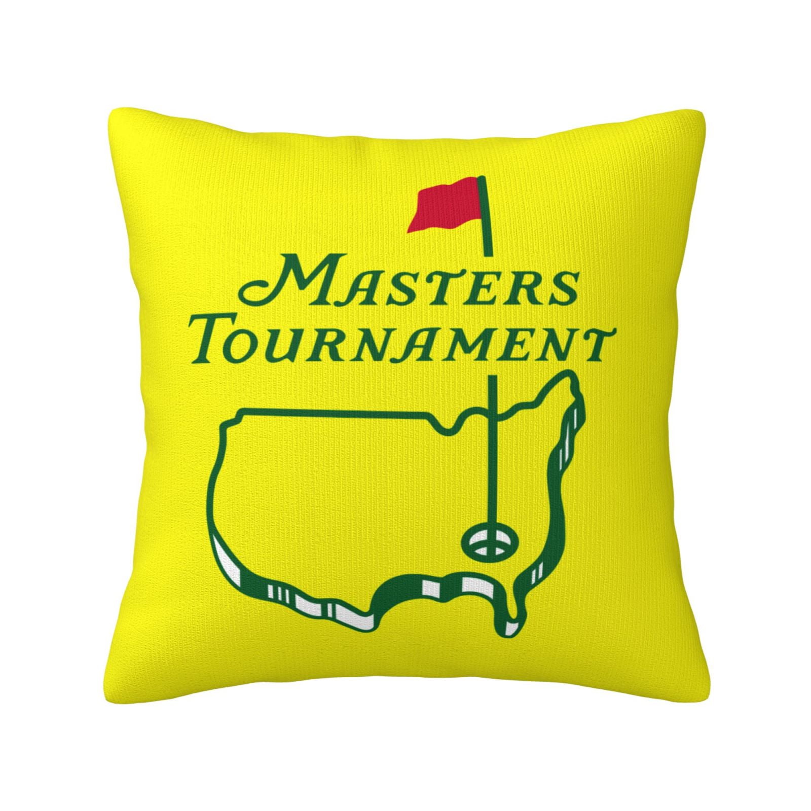 Masters Tournament Golf Throw Pillow Covers Square Pillowcases Home ...