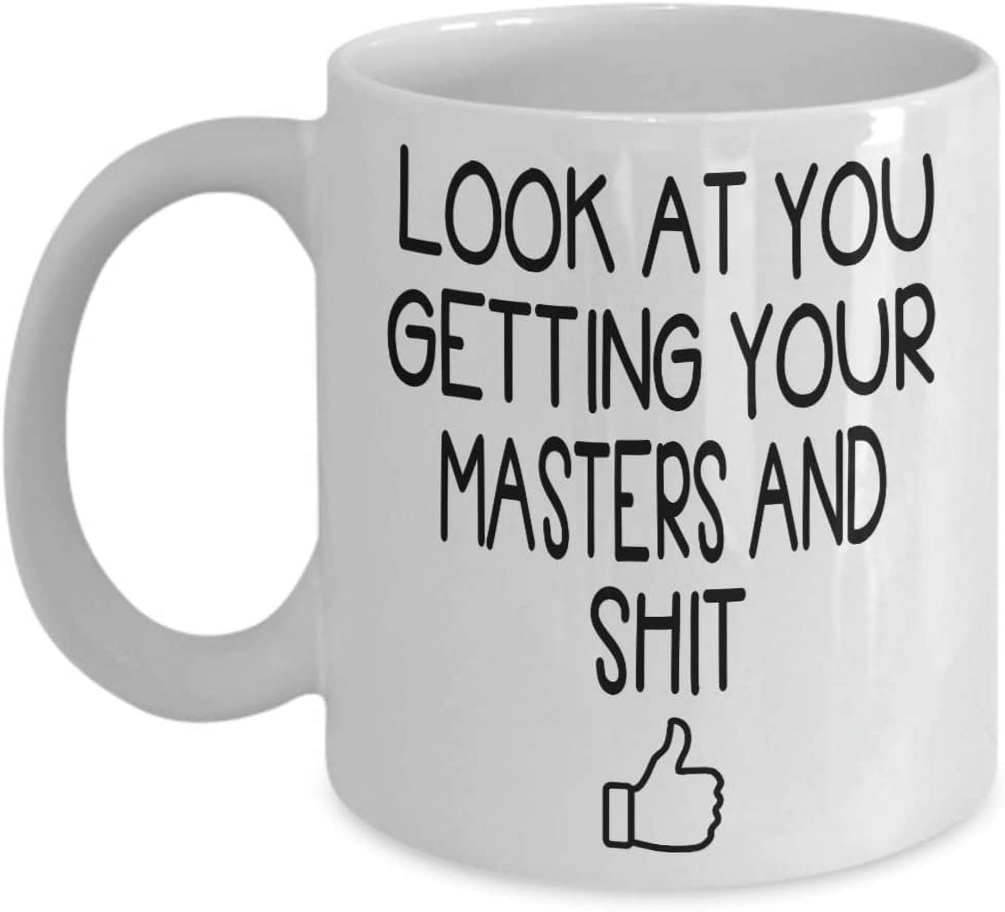 Masters graduation Coffee Mug Gift Idea For Masters graduates, MBA ...