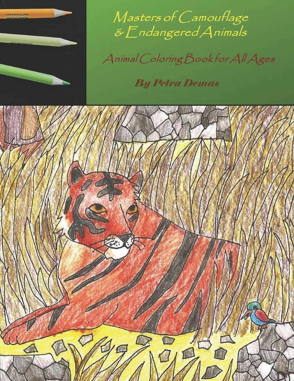 Masters of Camouflage and Endangered Animals: Animal Coloring Book for ...