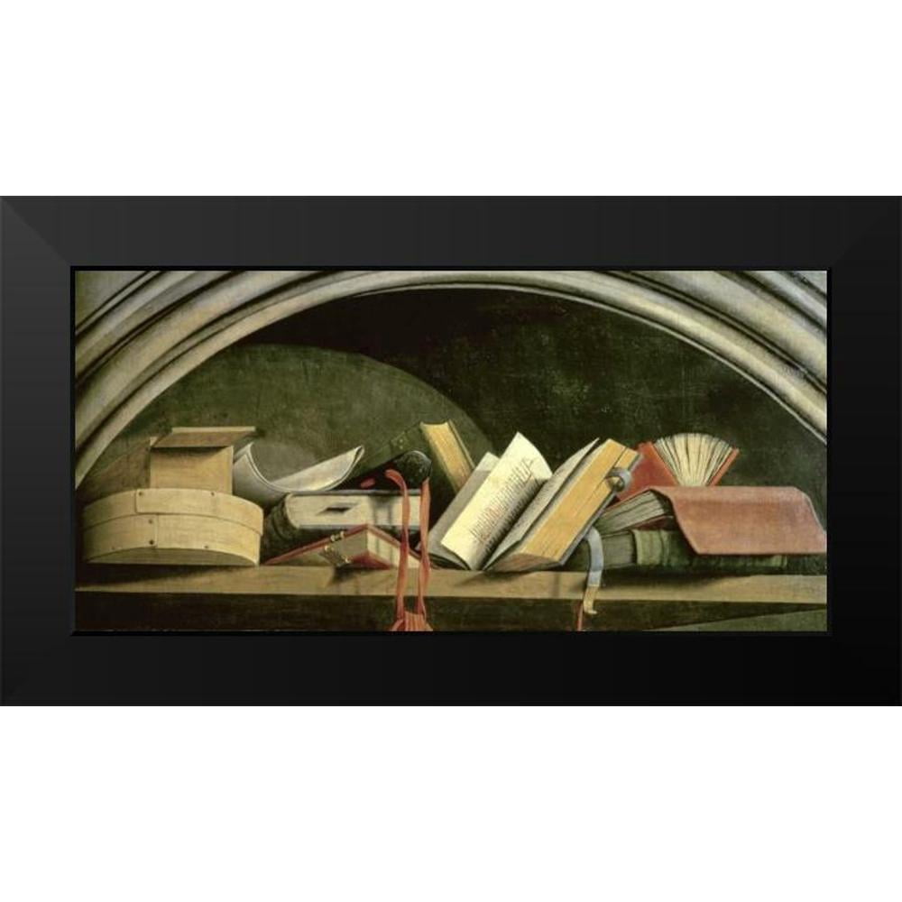 Masters of the Aix Annuniciation 24x14 Black Modern Framed Museum Art ...