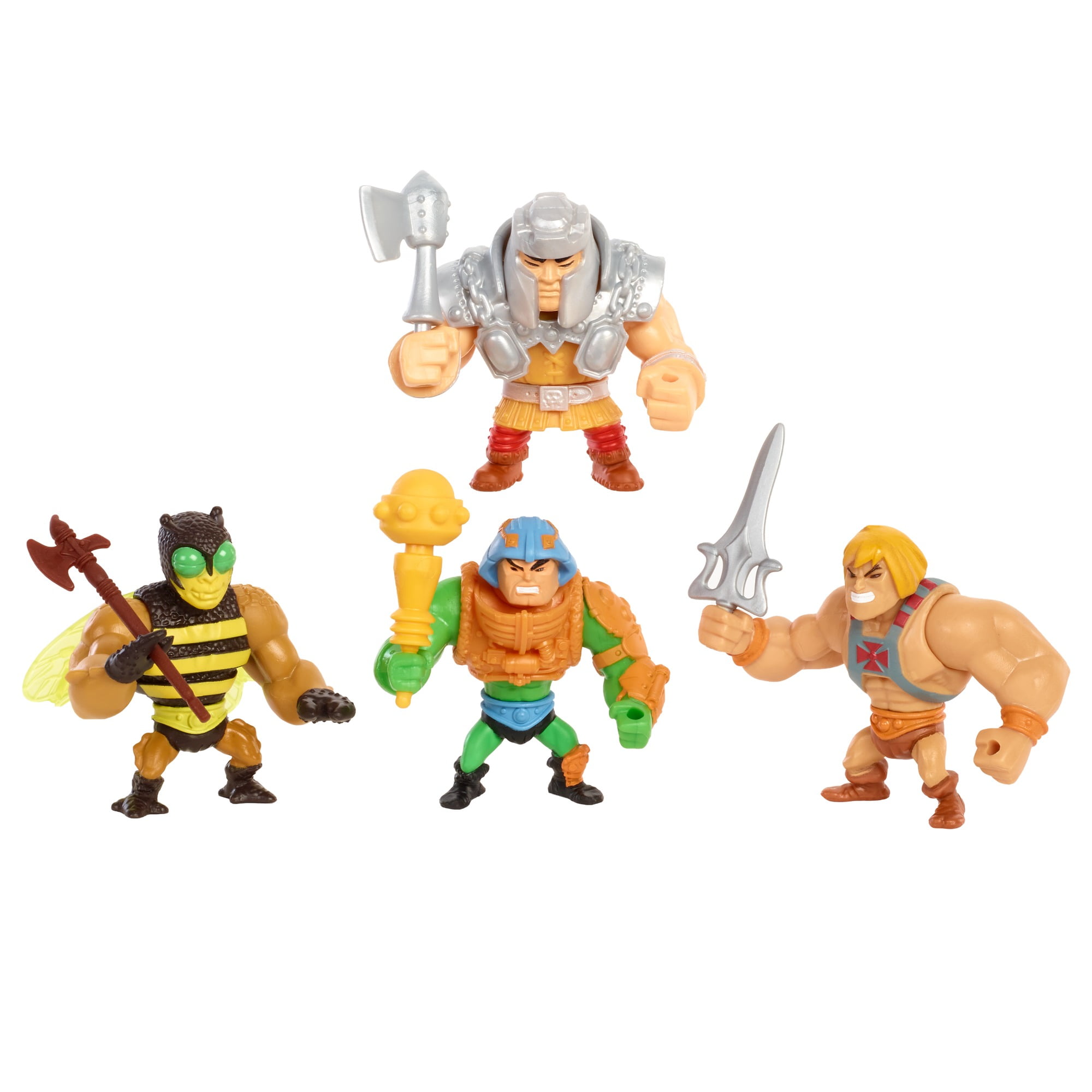 Masters of the Universe Eternia Minis Multipack 3-in, Set of 4 MOTU ...