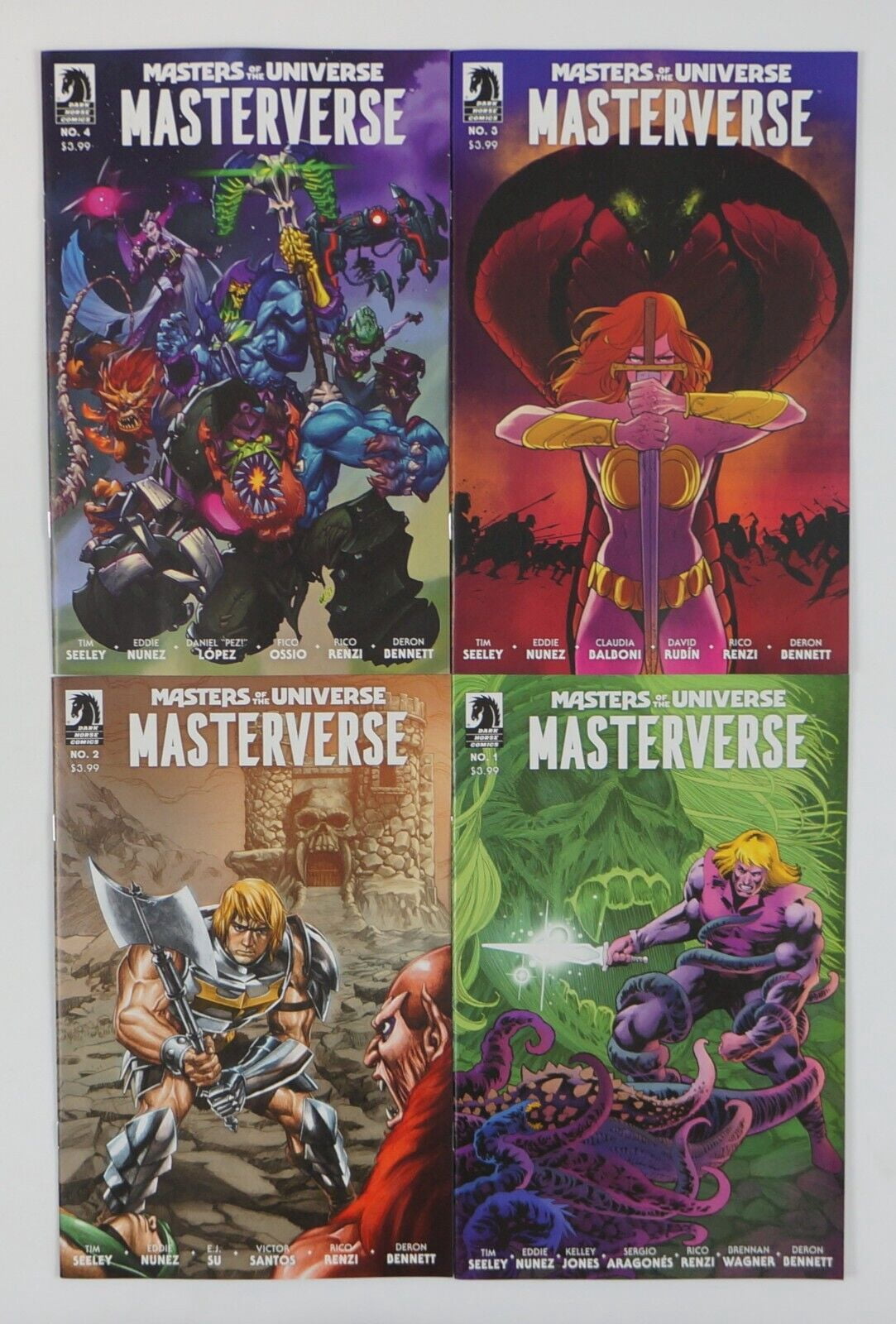 Masters of the Universe: Masterverse #1-4 VF/NM complete series B ...