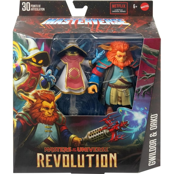 Masters of the Universe Masterverse Revolution Orko and Gwildor Action ...