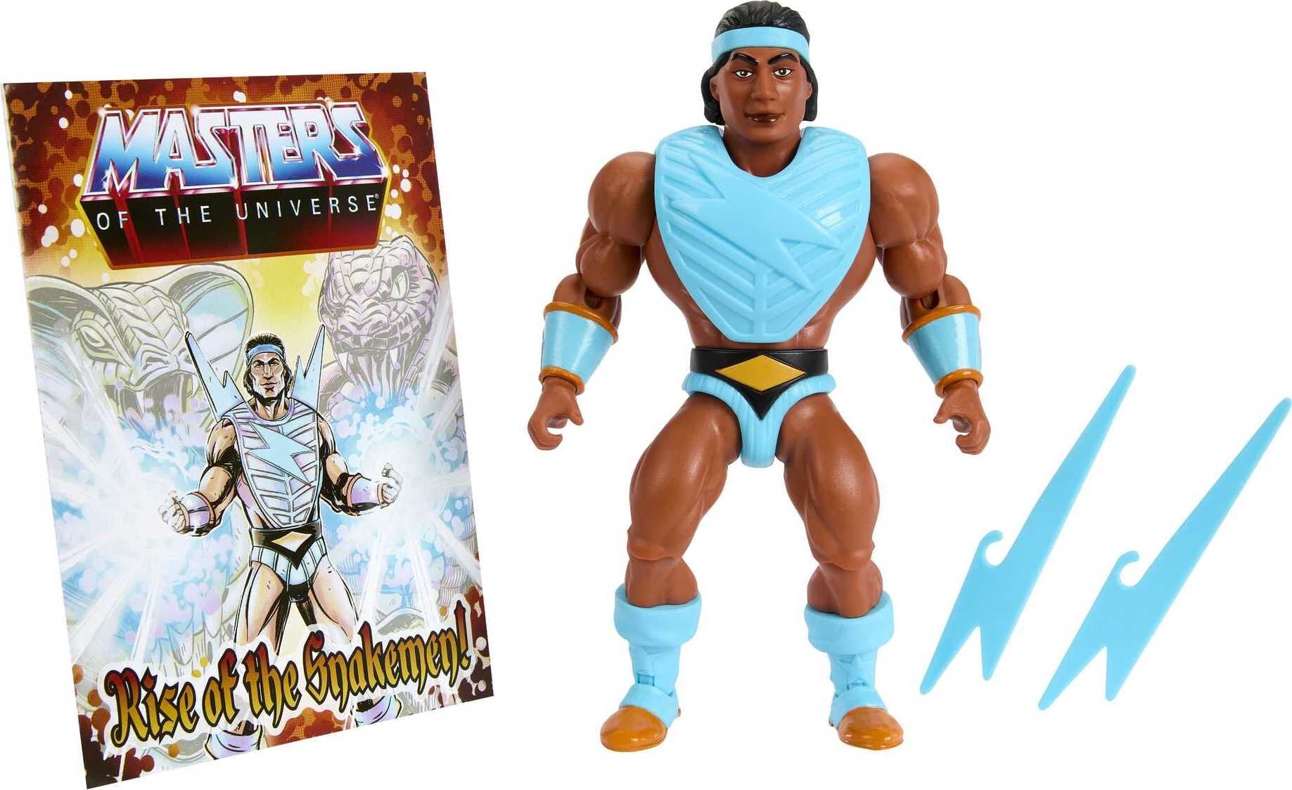 Masters of the Universe Origins Rise of Snake Men Bolt-Man Action ...