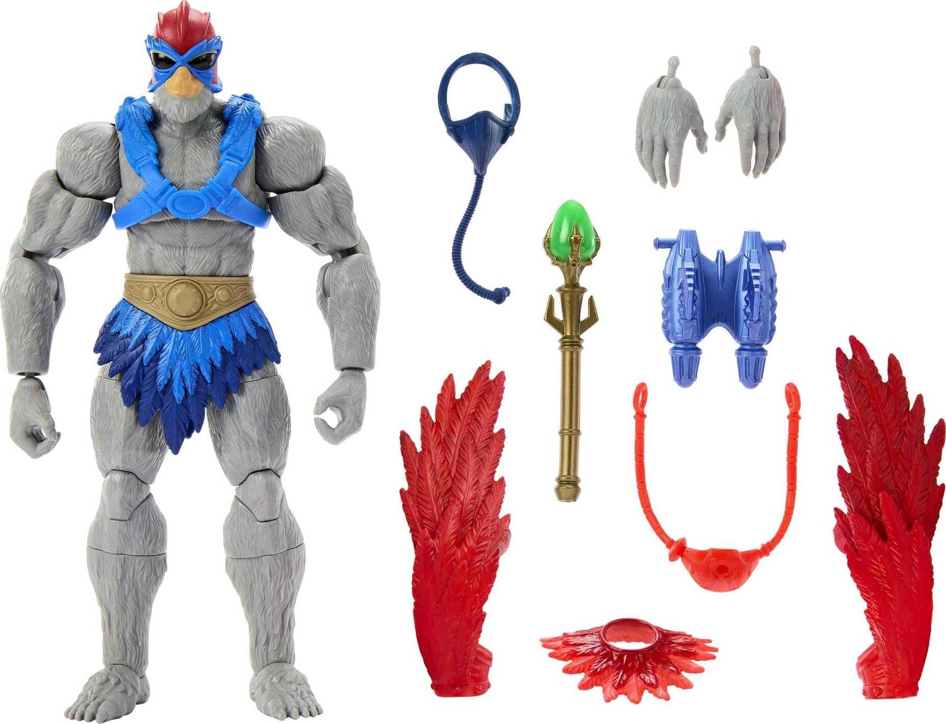 Masters of the Universe Origins Stratos Action Figure, 7-in Collectible ...