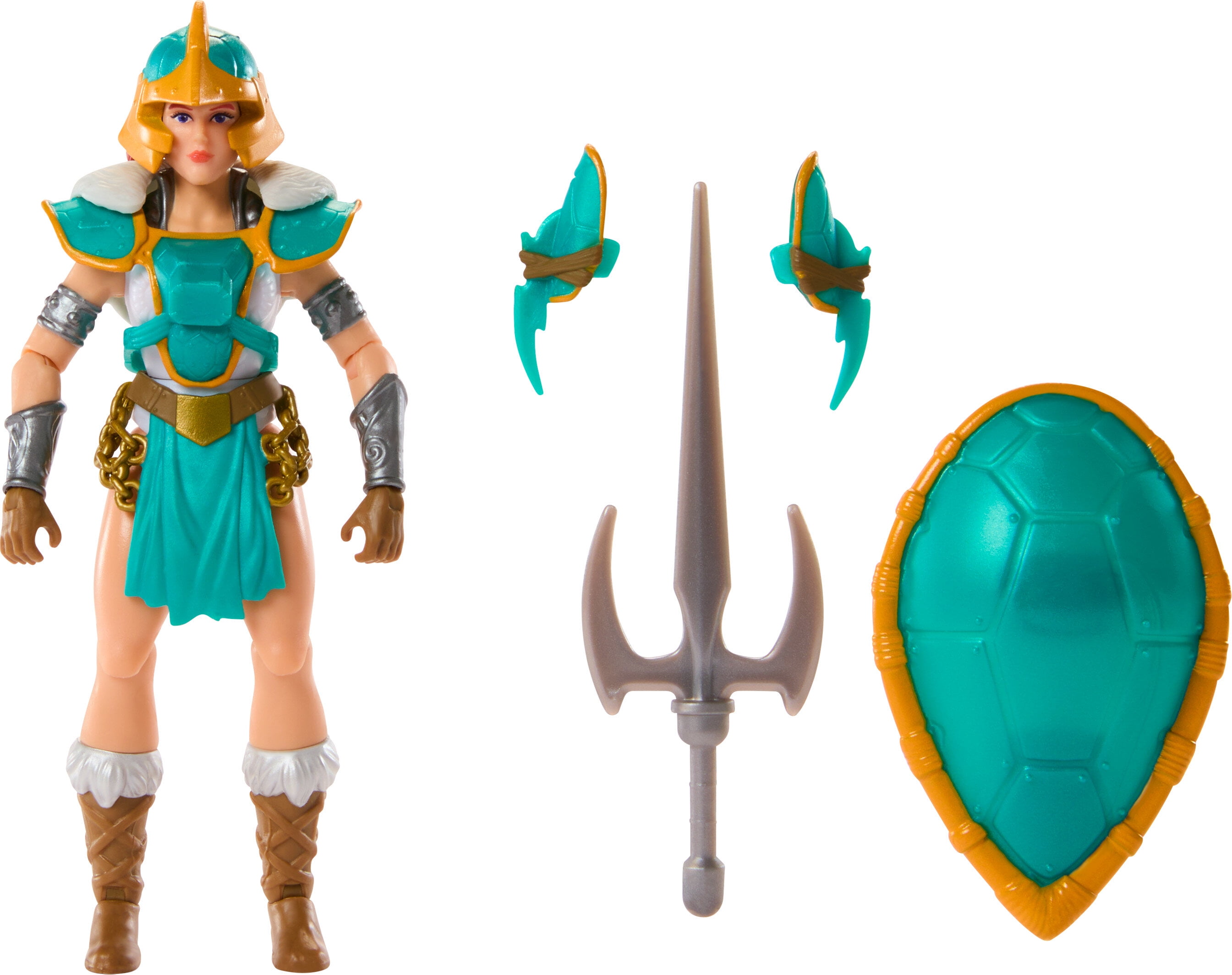 MOTU Origins Turtles of Grayskull Teela Action Figure Toy with Turtle ...
