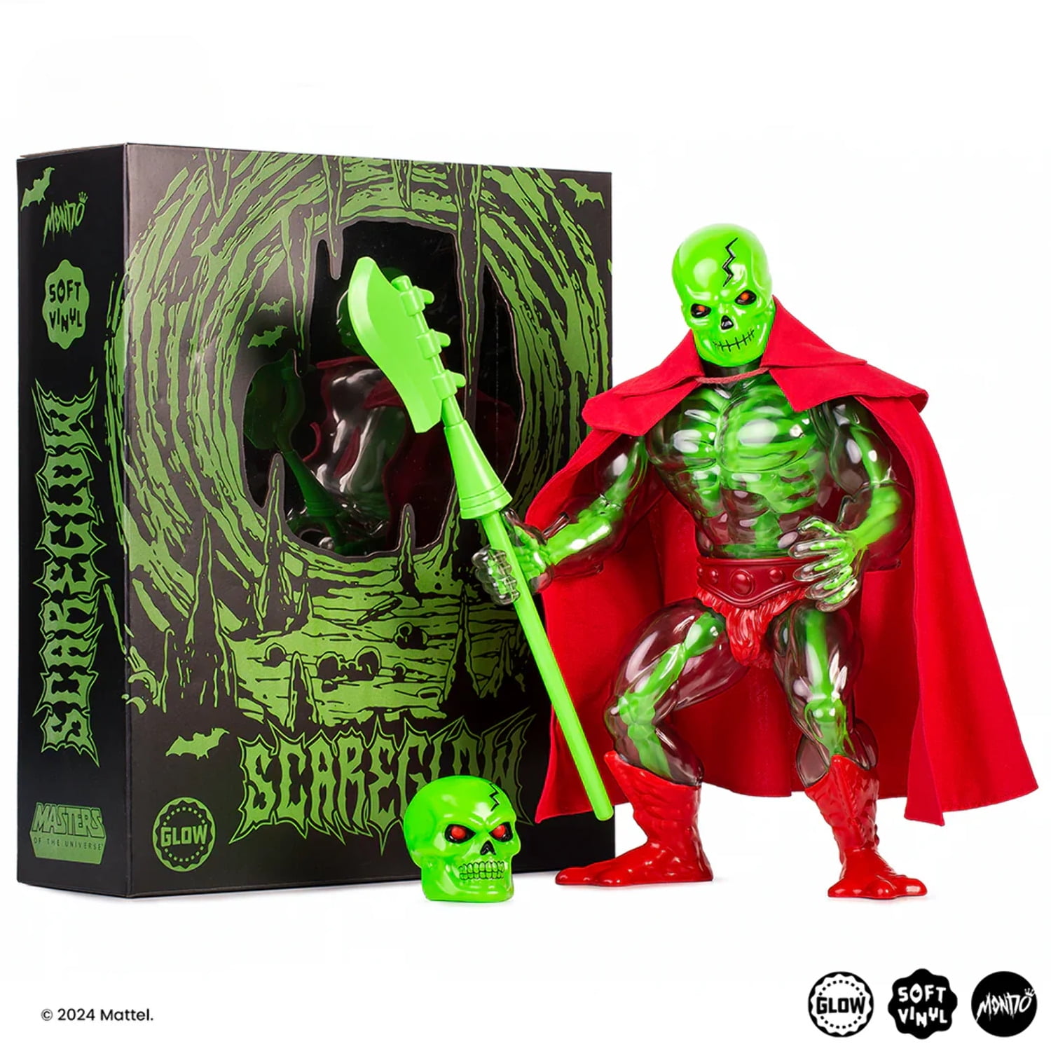 Masters of the Universe - Scareglow Soft Vinyl Figure - Necromancer ...