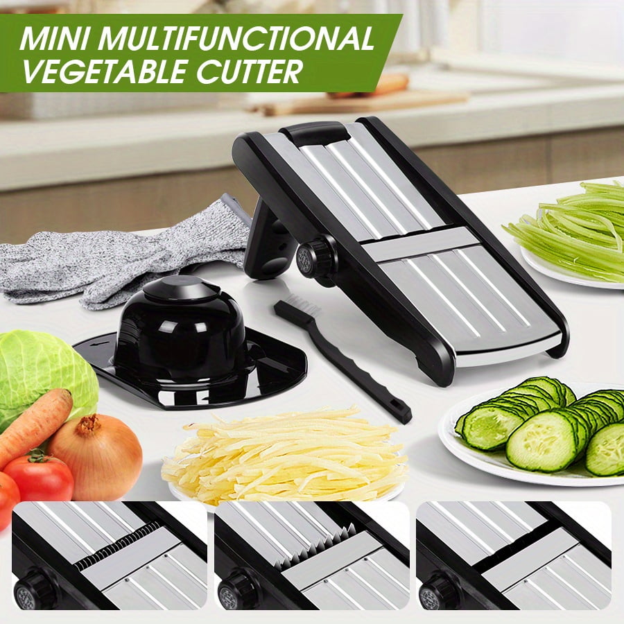 Mastertop Mandoline Stainless Steel Slicer for Cooking, Julienne ...