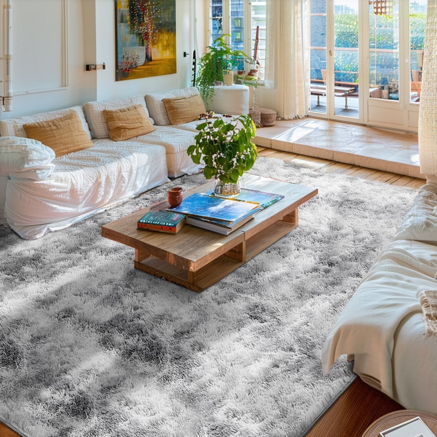 Mastertop Soft Shag Carpet Fluffy Rug for Living Room Bedroom Big Area ...