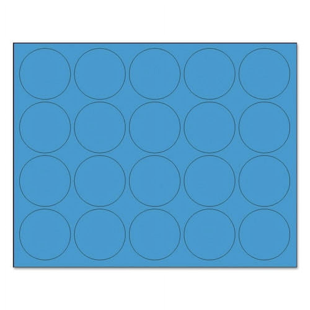 MasterVision FM1601 3/4 in. Magnetic Color Coding Dots - Blue (20 Dots ...