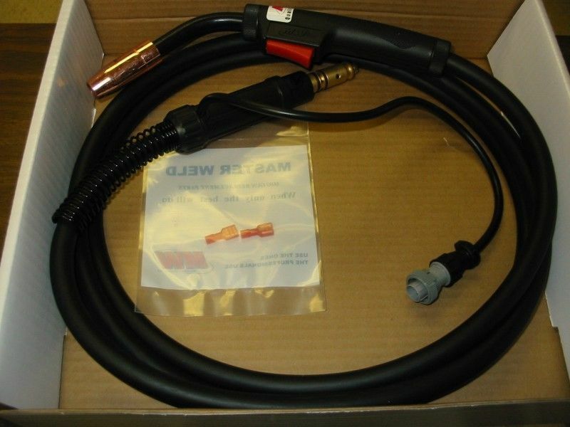 Masterweld MIG Gun Replacement for Lincoln Magnum 100L 12' 150A ...
