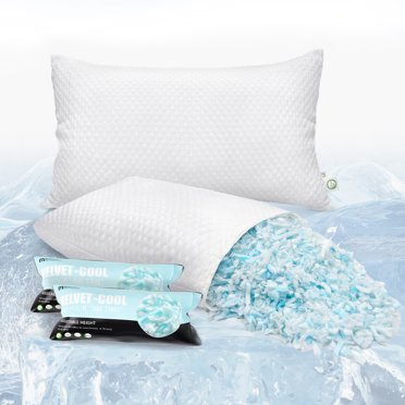 Sleep Innovations Side Sleeper Pillow with Cooling Gel Memory Foam ...