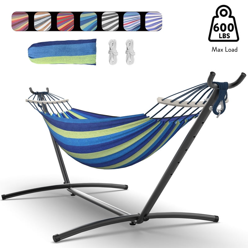Mastgoal Brazilian Hammock with Adjustable Stand- Stylish Hammock Bed w ...