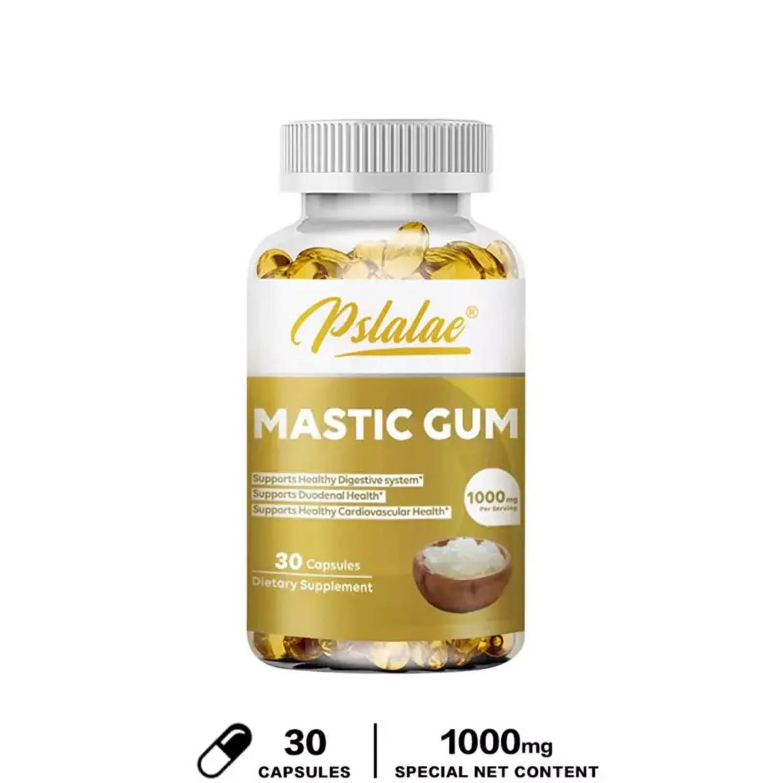 Mastic Gum 1000mg - Support Digestive Function,Gastrointe ...