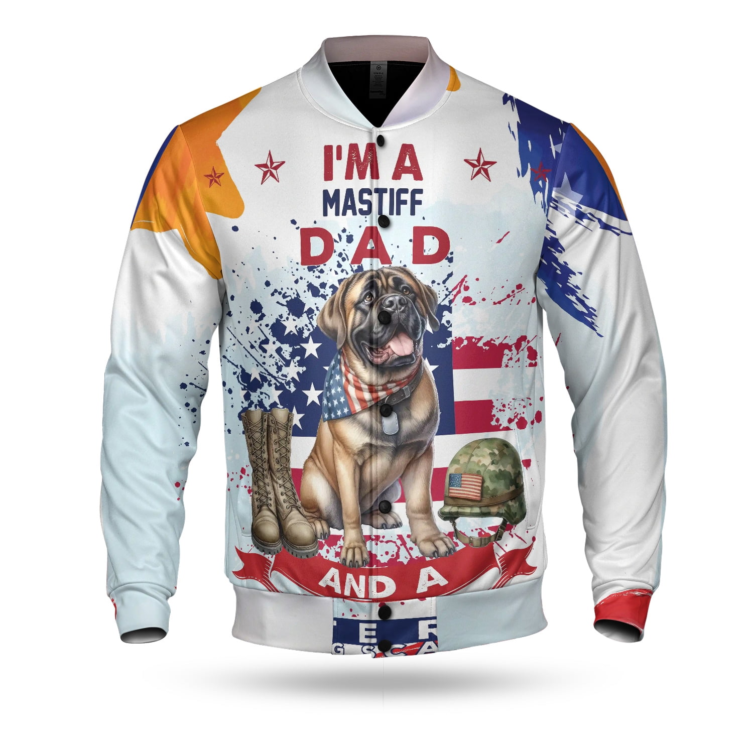 I'm a Mastiff Dad and a Veteran, Nothing Scares me Happy Father's Day ...