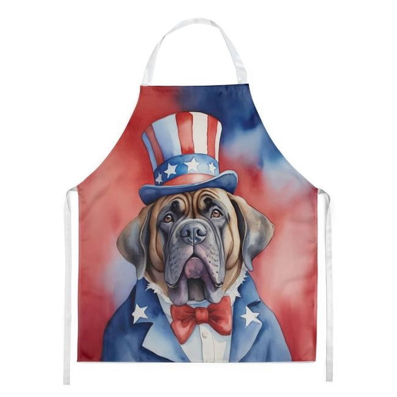 Mastiff Patriotic American Apron 27 in x 30 in - Walmart.com