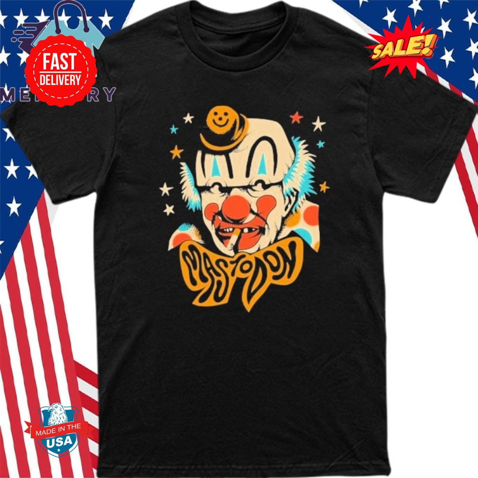Mastodon Sweet Smokey The Clown Shirt S-3XL - Walmart.com