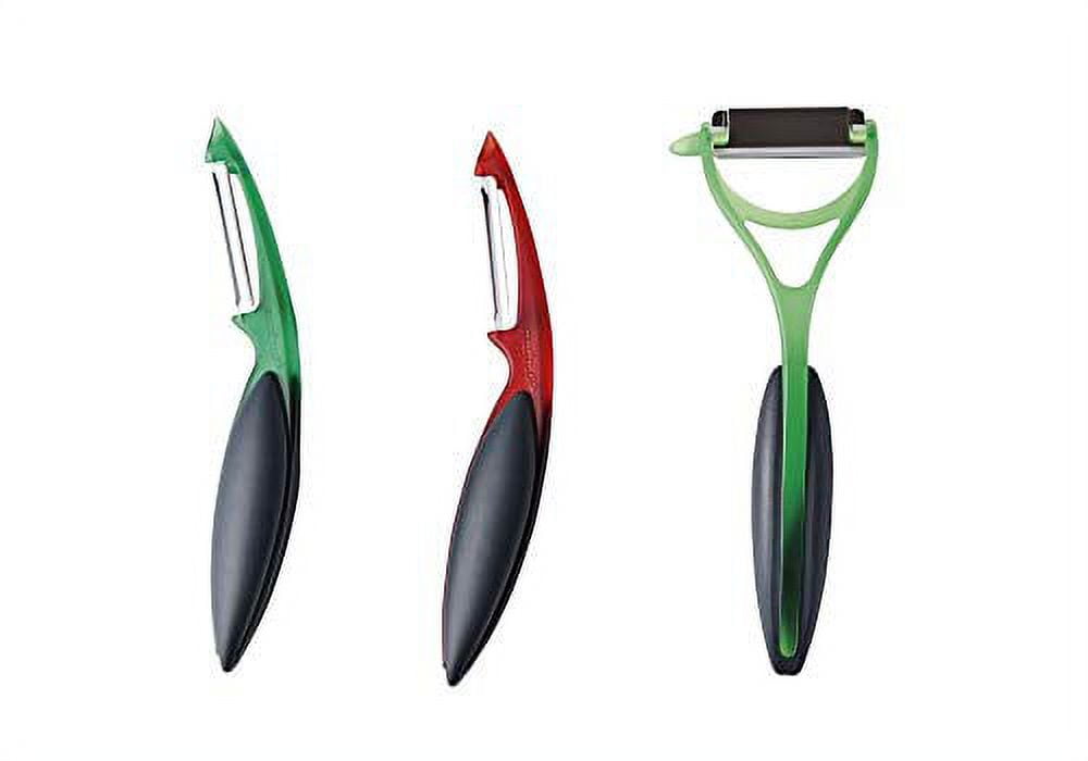 Mastrad 3 Piece Vegetable Peeler Set - Elios 3 Pack Peelers - One ...