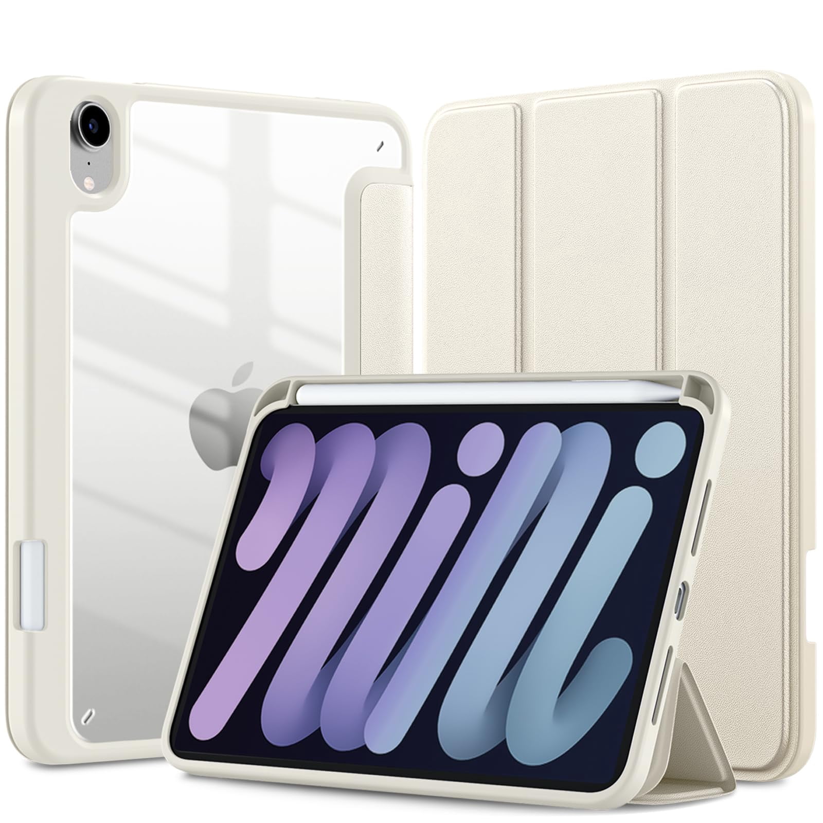Mastten for iPad Mini KEF16 7 Case A17 Pro, for iPad Mini 7th/6th ...