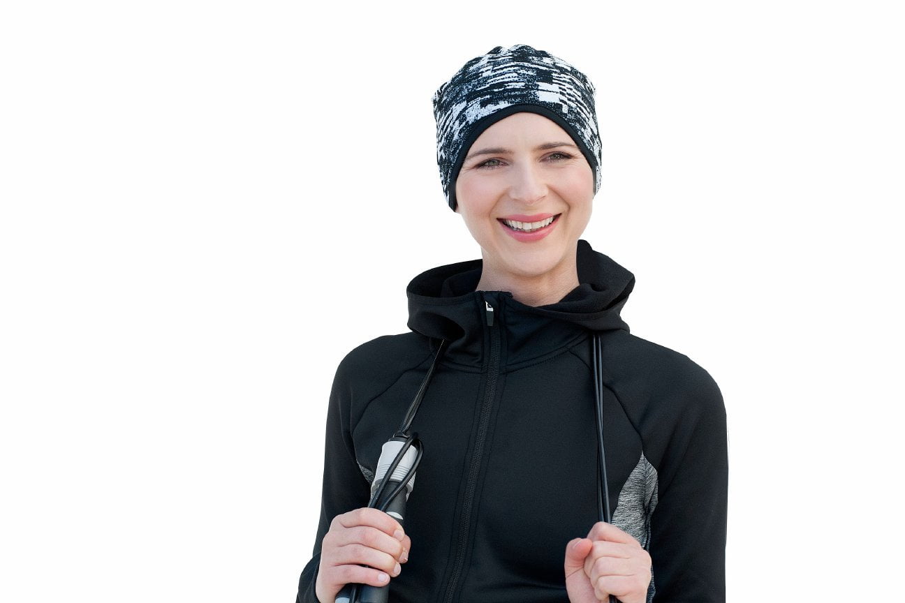 Masumi Headwear Active- Infinity Power Black and White Sport Hat ...