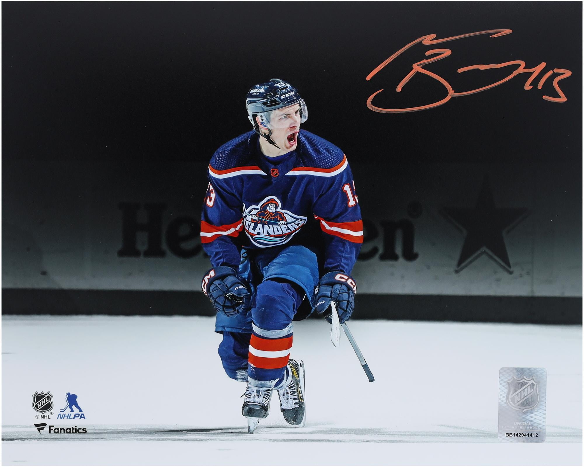Mat Barzal New York Islanders Autographed 8" x 10" Reverse Retro ...