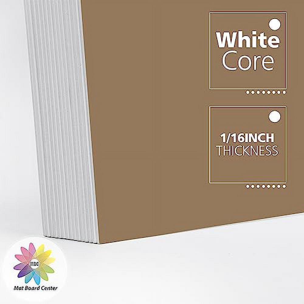 Mat Board Center, 16x20 Uncut Mat Boards - Full Sheet - for Art, Prints ...