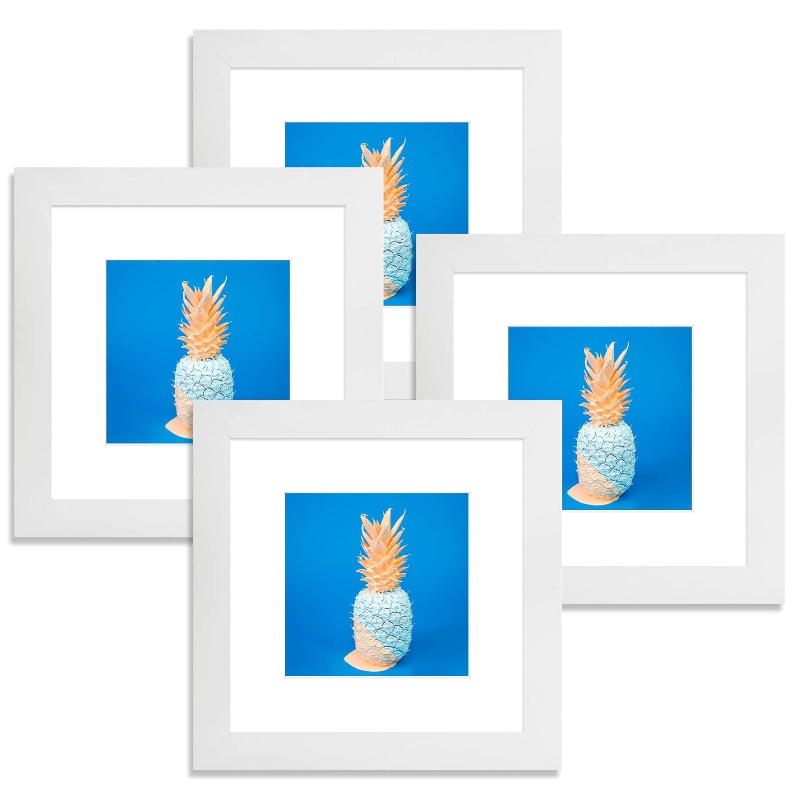 Mat Board Center 6x6 Matted to 4x4 Instagram Photo Picture Frames ...