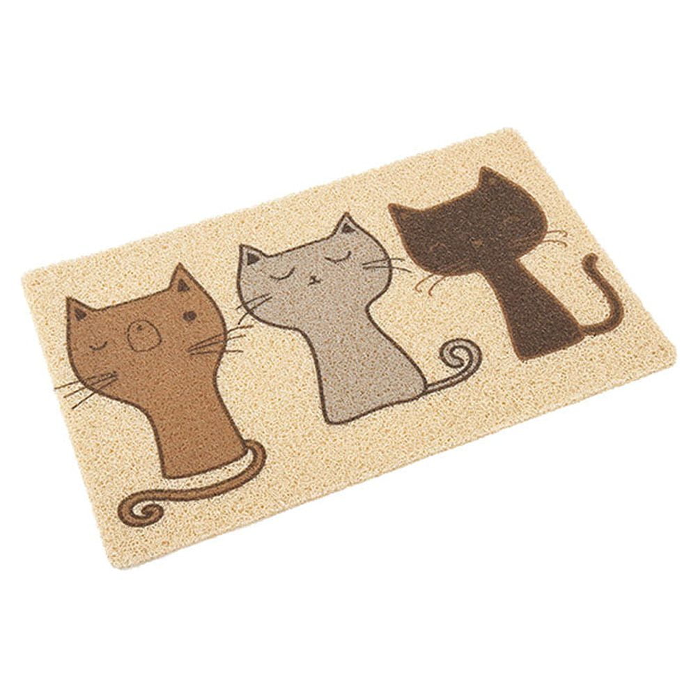 Washable PVC Cat Litter Mat, Pet Box Supplies, Floor Pad, Food Mats for ...