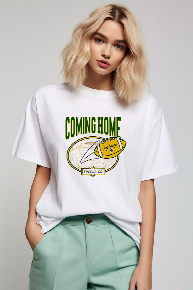 Mat Kearney coming home football eugene or shirt New, for men & women, up to size 5XL. - Walmart.com