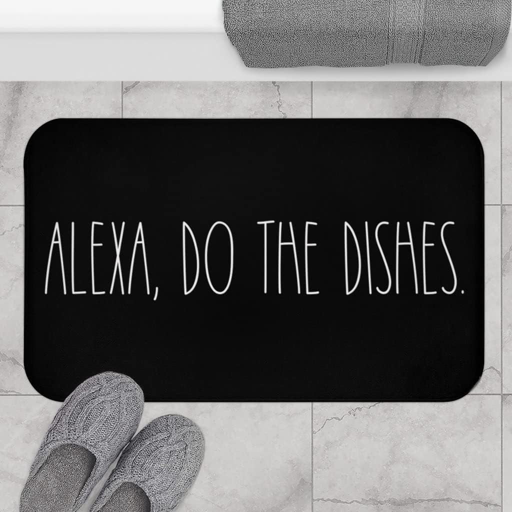 Mat Kitchen Floor Kitchen Floor Mat Alexa Do The Dishes Funny Quote ...