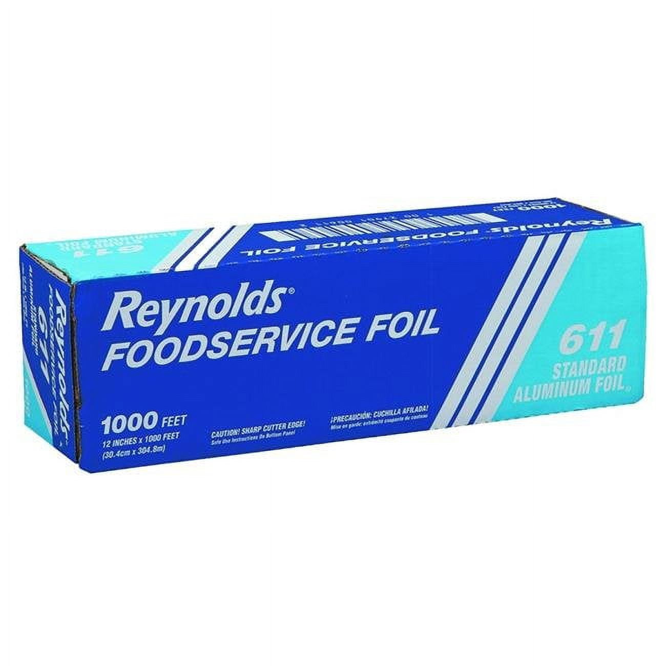 Mat-Pac S611 12 in. x 1000 ft. Standard Aluminum Foil Roll, Silver ...