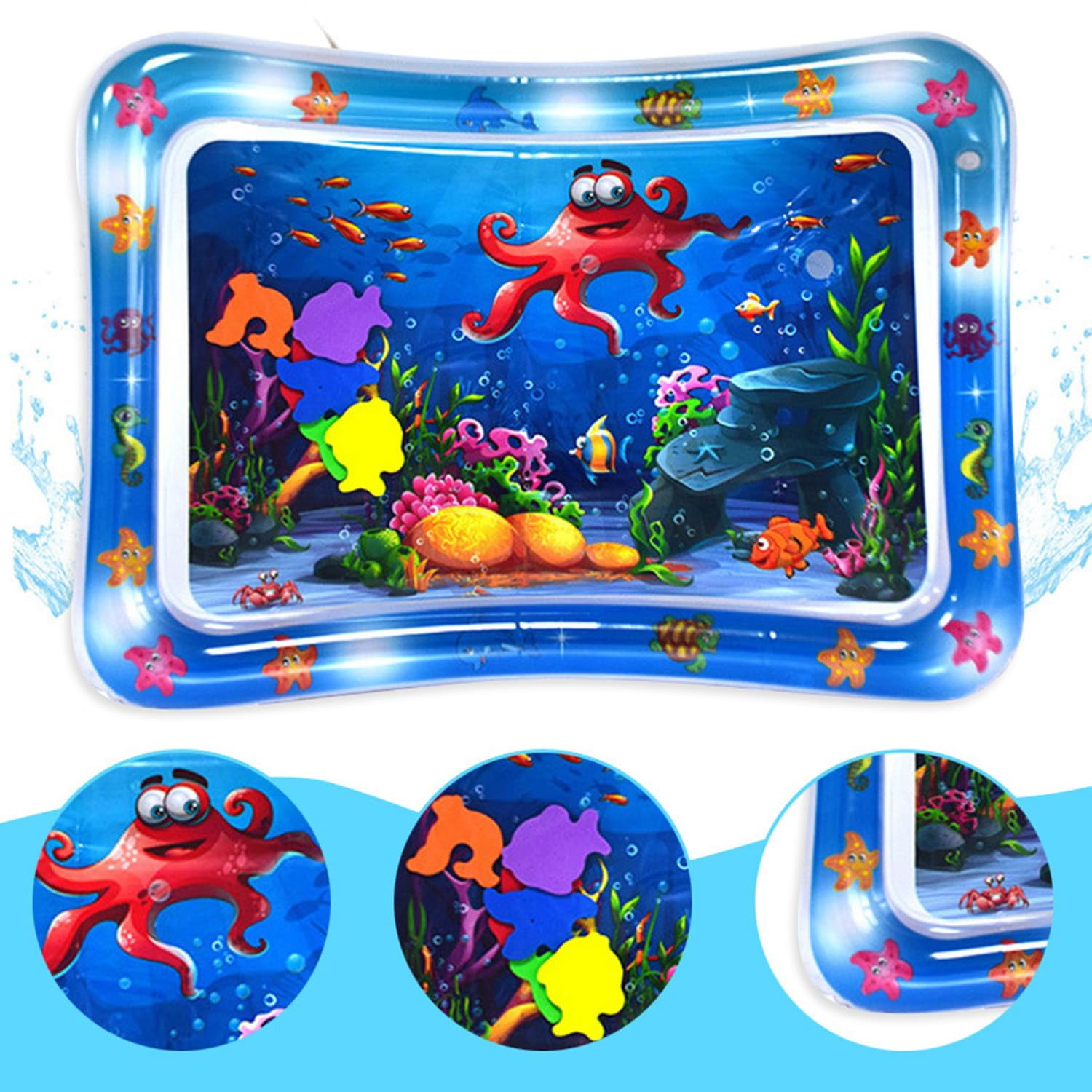 Mat Sensory Water Mat for Baby 3 to 24 Months, Great Gift Idea of Baby ...